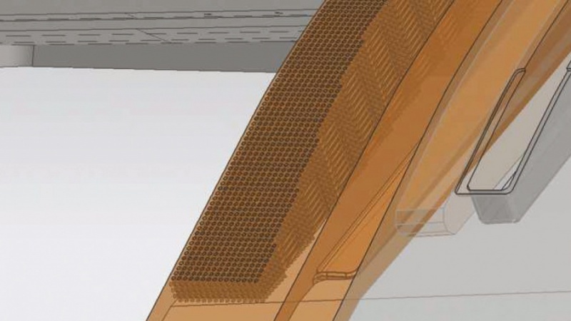 Flap Edge Noise Reduction Fins - Tech Briefs